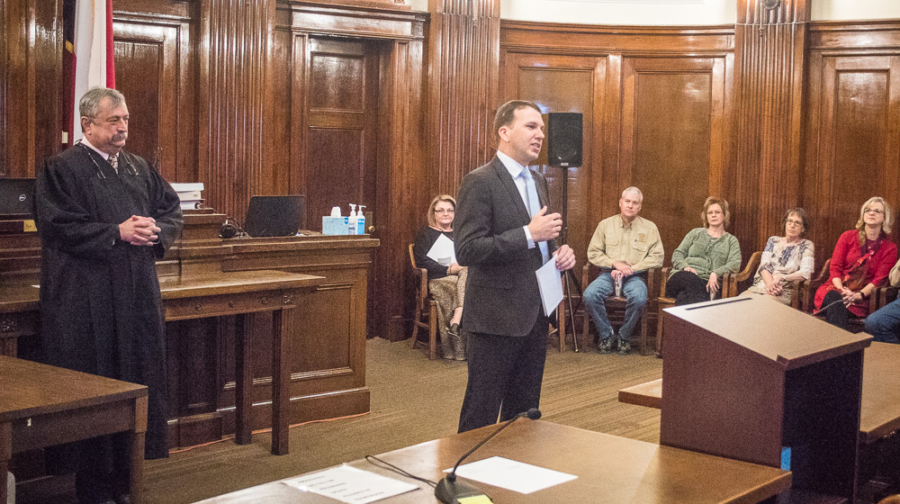 Michael Roach formally sworn in as County Judge - Breckenridge Texan