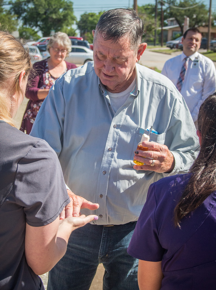 SMH staff gathers for prayer circle on helicopter landing pad ...