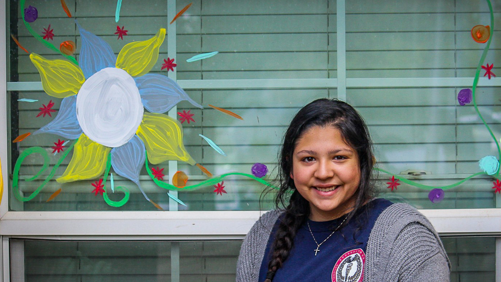 Local teens brighten atmosphere for nursing home residents with a ...