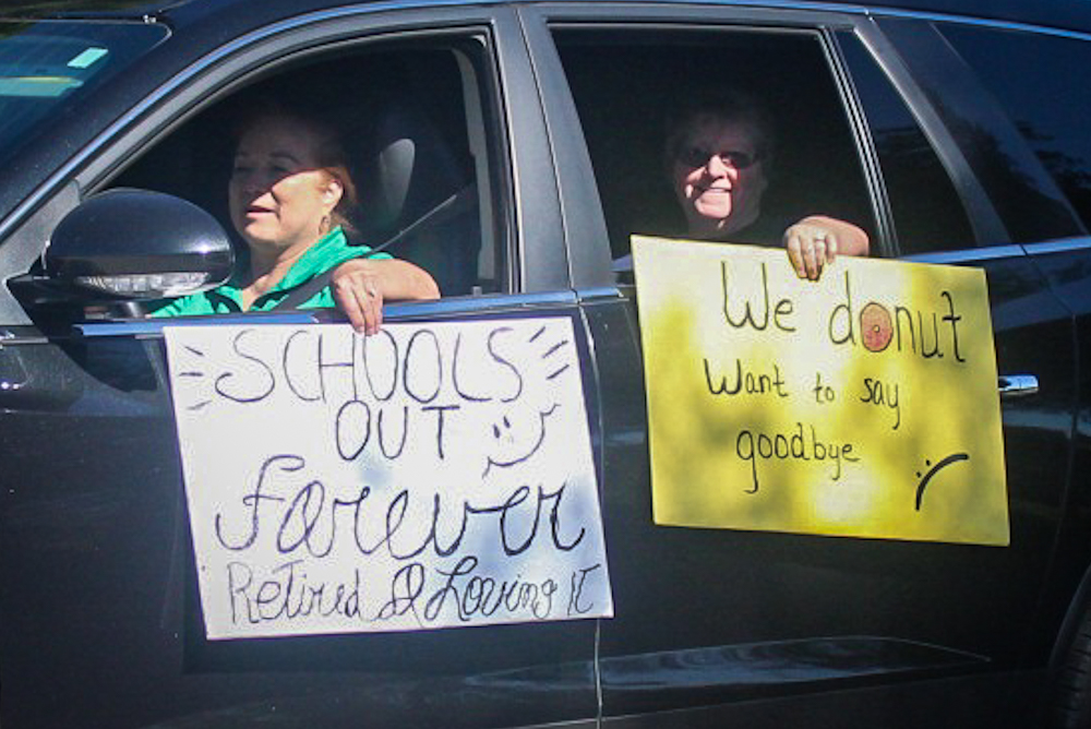 Drive-by parade honors Breckenridge school district retirees ...