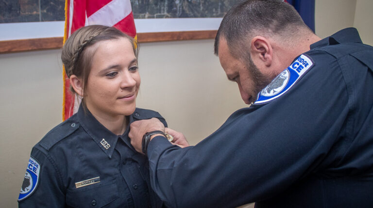 Ramirez sworn in as third new home-town Breckenridge Police Officer ...