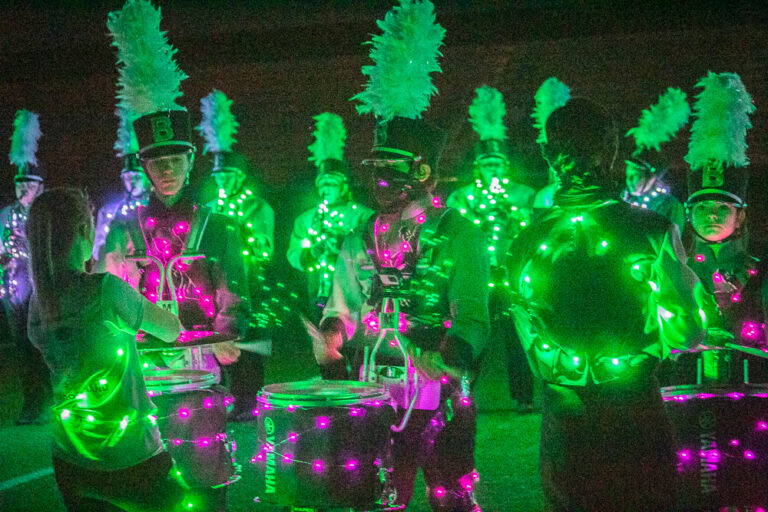 Buckaroo Band entertains audience with annual light show on Friday ...