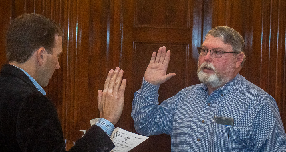 Fire Chief Calvin Chaney to retire from BFD; Wayne McMullen sworn in as new county Fire Marshal ...