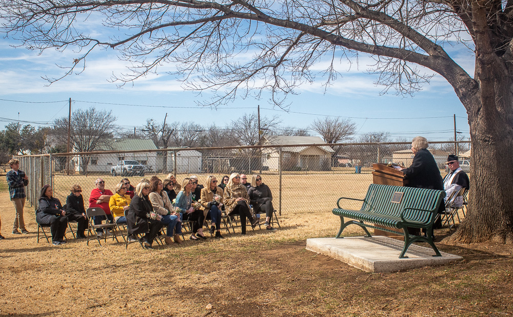 Family, friends dedicate bench in memory of former Buckaroo ...