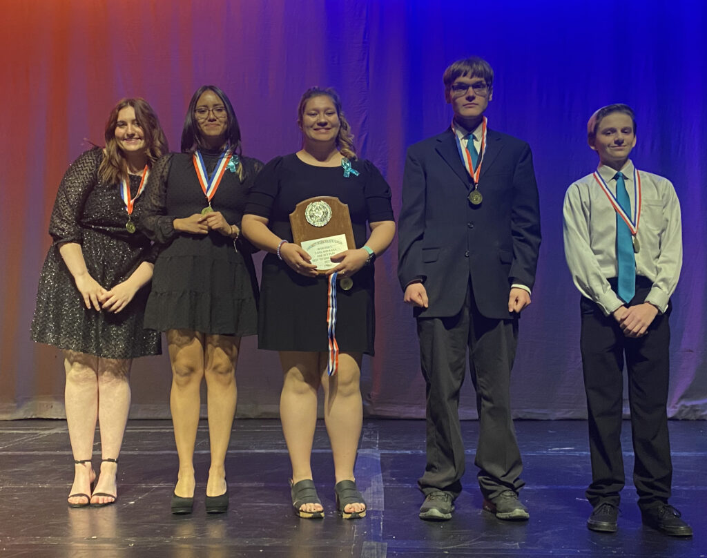Breckenridge High School’s One-Act Play team wins first place at Bi ...