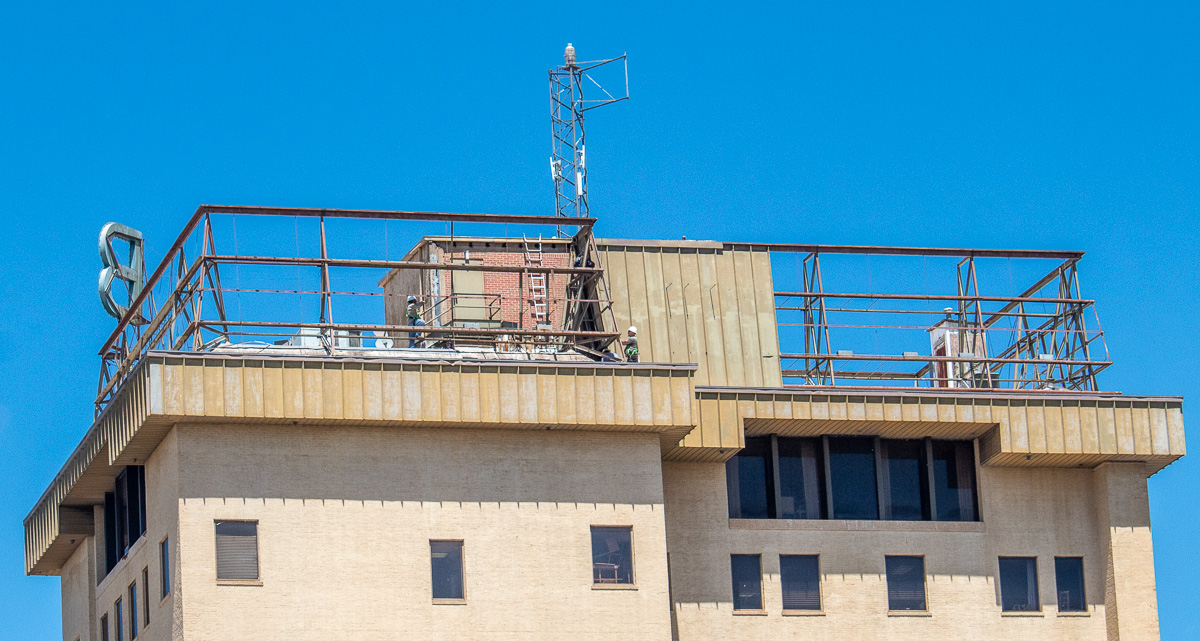 Historic First National Bank building undergoing repairs - Breckenridge ...