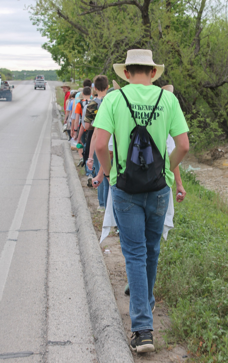 Local scouts hike 20-mile trailway from Mineral Wells to Weatherford as ...