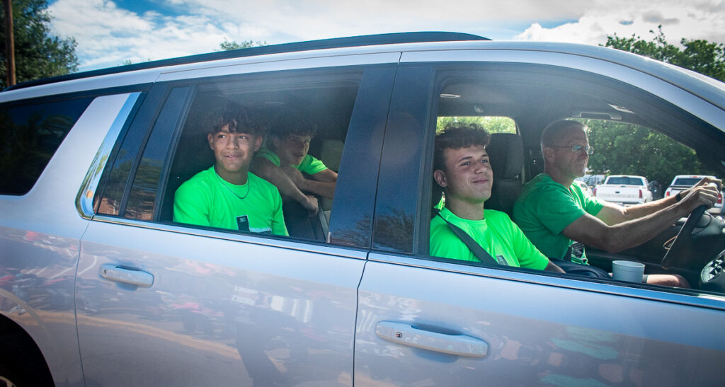 Buckaroo fans cheer on track athletes as they leave for State ...