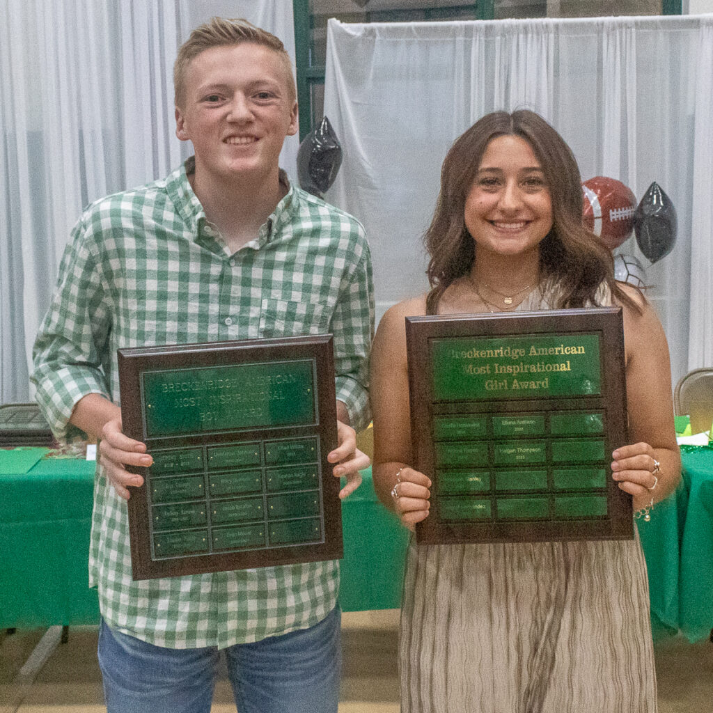 BHS athletes honored at annual banquet - Breckenridge Texan