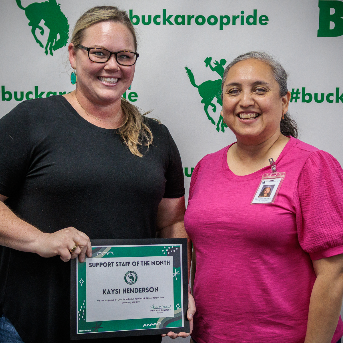 Students, teachers, staff honored with monthly awards at May school ...