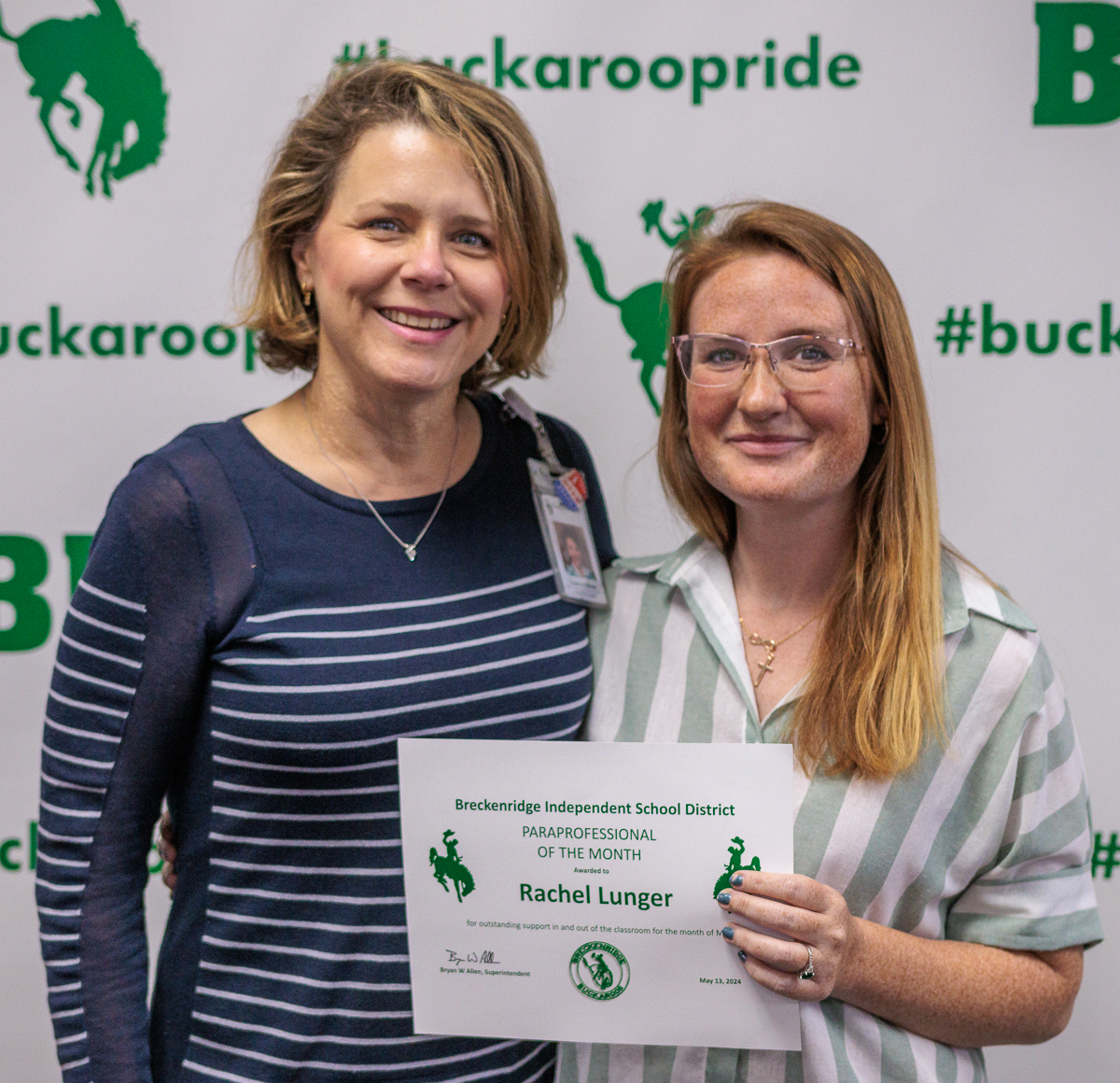 Students, teachers, staff honored with monthly awards at May school ...