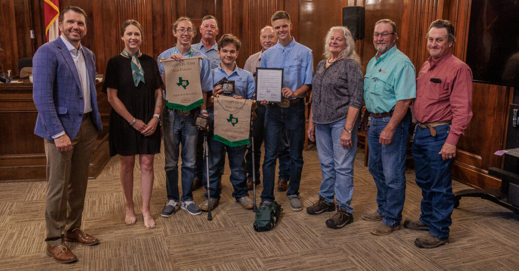 Stephens County Commissioners honor 4-H members, approve purchase of new firearms for Sheriff’s ...