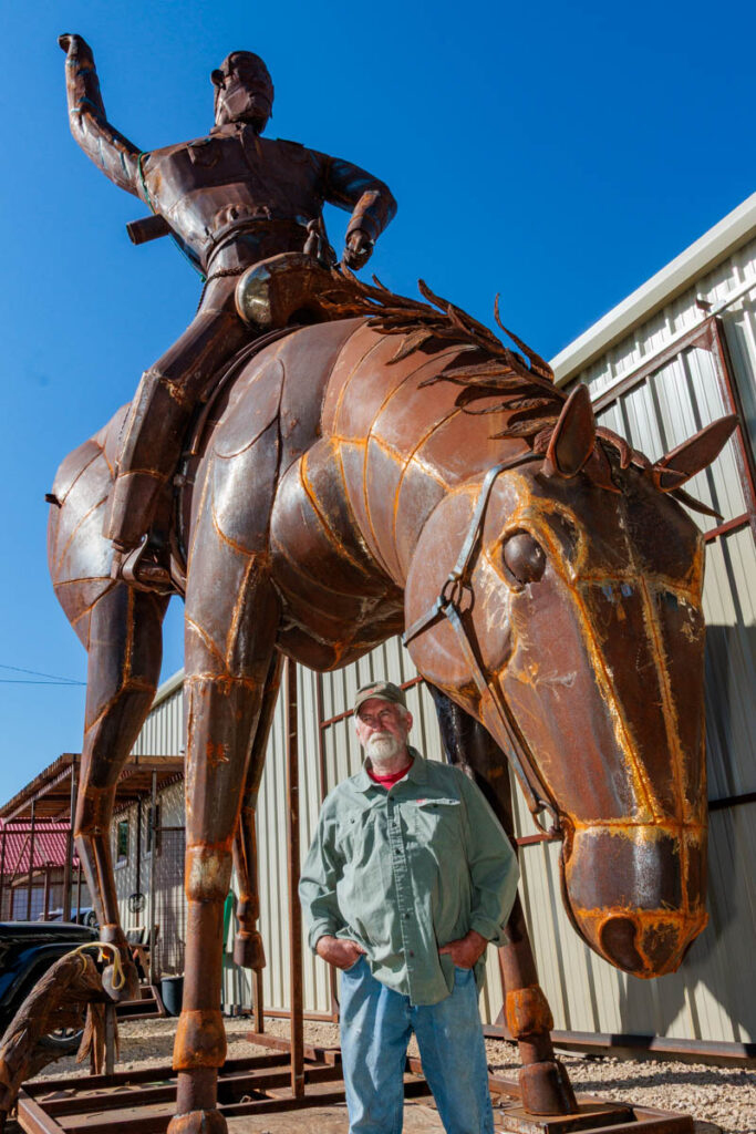 That’s one big Buckaroo: Cindi Woodward commissions artist Joe ...