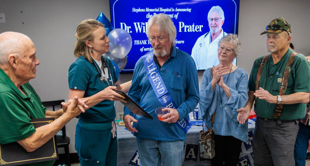Dr. Prater honored with retirement party at Stephens Memorial Hospital ...