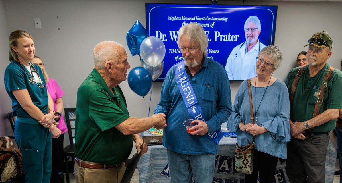 Dr. Prater honored with retirement party at Stephens Memorial Hospital ...